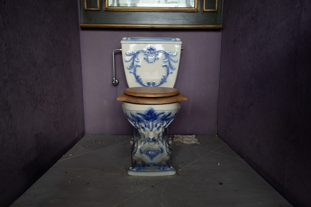 Ornate Historic Toilet in Marugen Mansion, Japan | Offbeat Japan