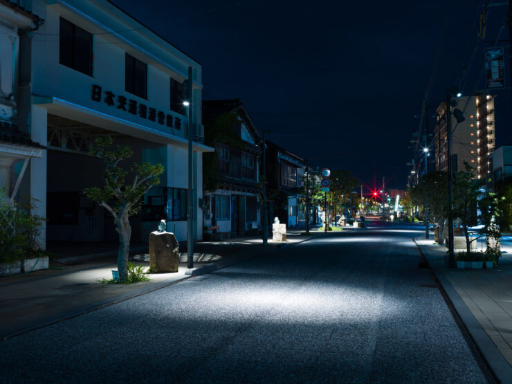 Nighttime in Sakaiminatos Mizuki Shigeru Fantasy Creature Street ...